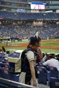 Watching A Game of Baseball in Osaka Kyocera Dome