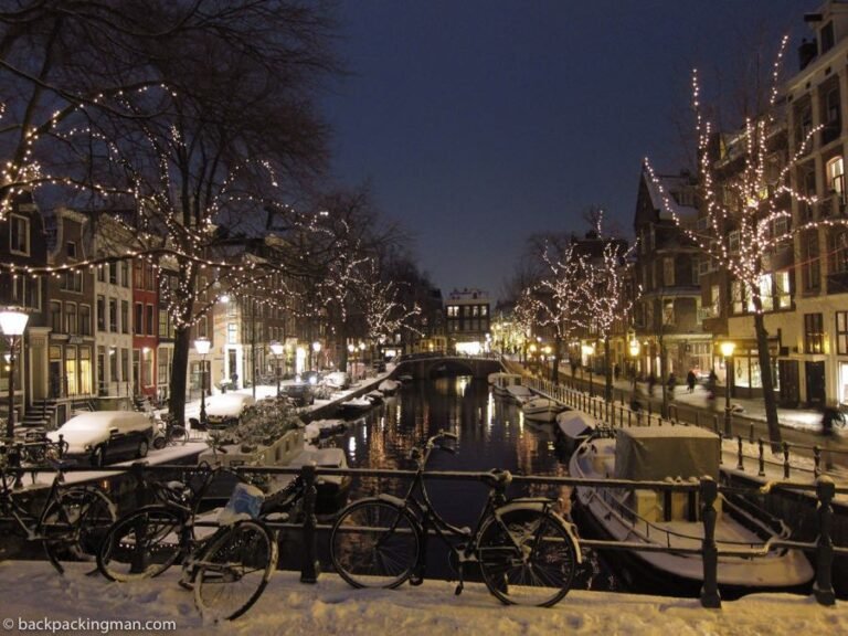 Visiting Amsterdam In Winter - Backpackingman