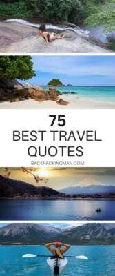 75 Best Solo Travel Quotes (+ Others) - Backpackingman